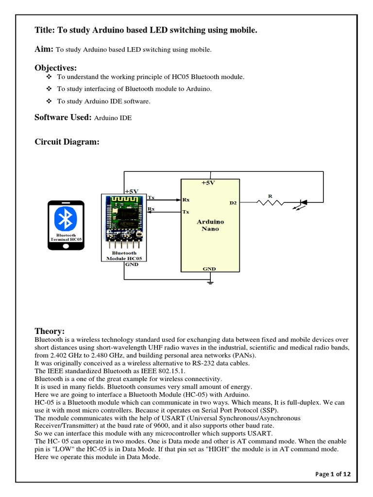 Arduino Based Experiments | PDF