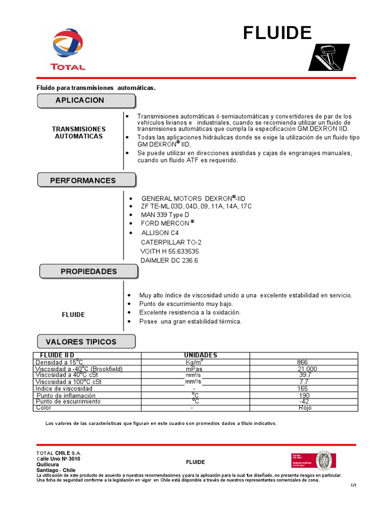 Total Fluide II D | PDF
