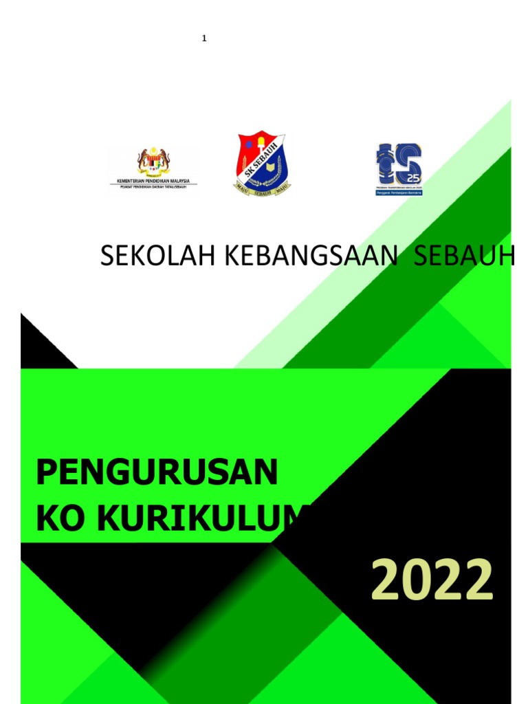 Buku Pengurusan Sekolah 2022-Skbm-Bahagian e Kokurikulum | PDF