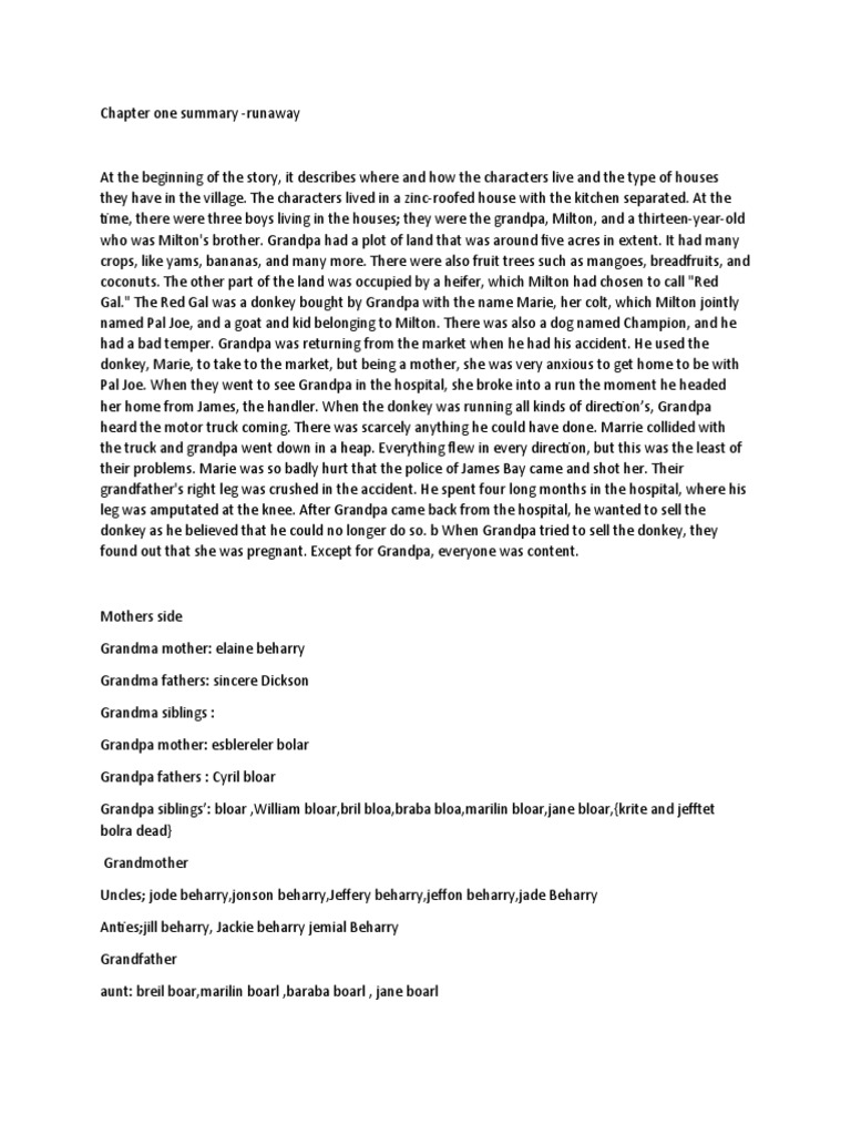 Chapter One Summary | PDF