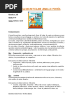 Secuencia Didáctica de Poesía 2° Grado | PDF | Poesía | Puntuación