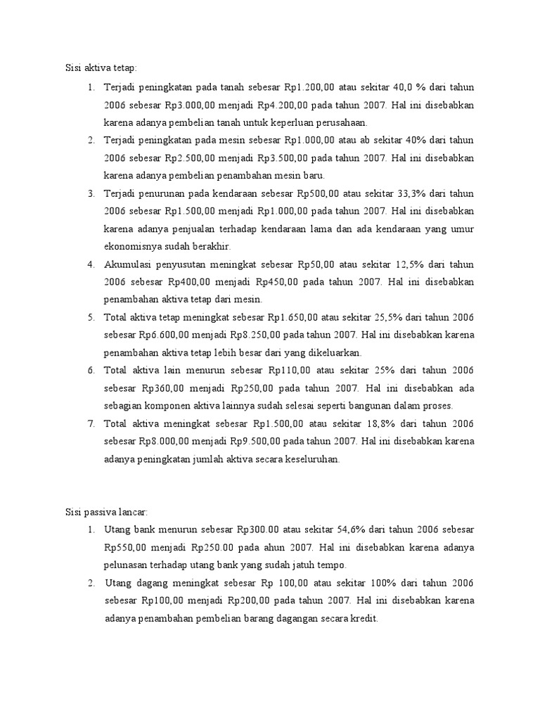Analisis Lapo - Keuangan Hal 77-79 | PDF