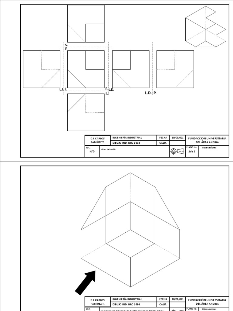 EJERCICIOS ISOMETRÍA (Virtual) - 2 PDF | PDF | Ingeniería
