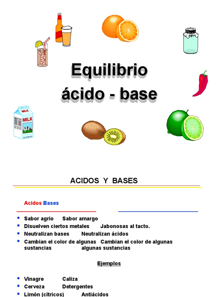 Clase 3 Equil. Acido-Base 2018 | PDF | Ácido | Química