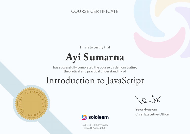 Javascript Sololearn | PDF