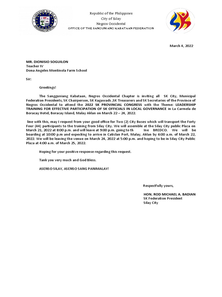 Bus Letter | PDF