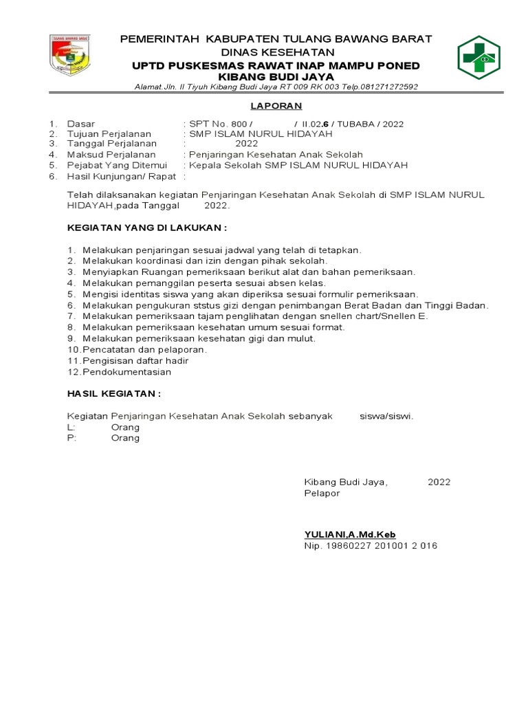 SPJ Penjaringan | PDF