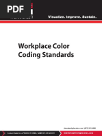 5S Floor Marking Tape Color Standards | PDF | Safety | Occupational ...