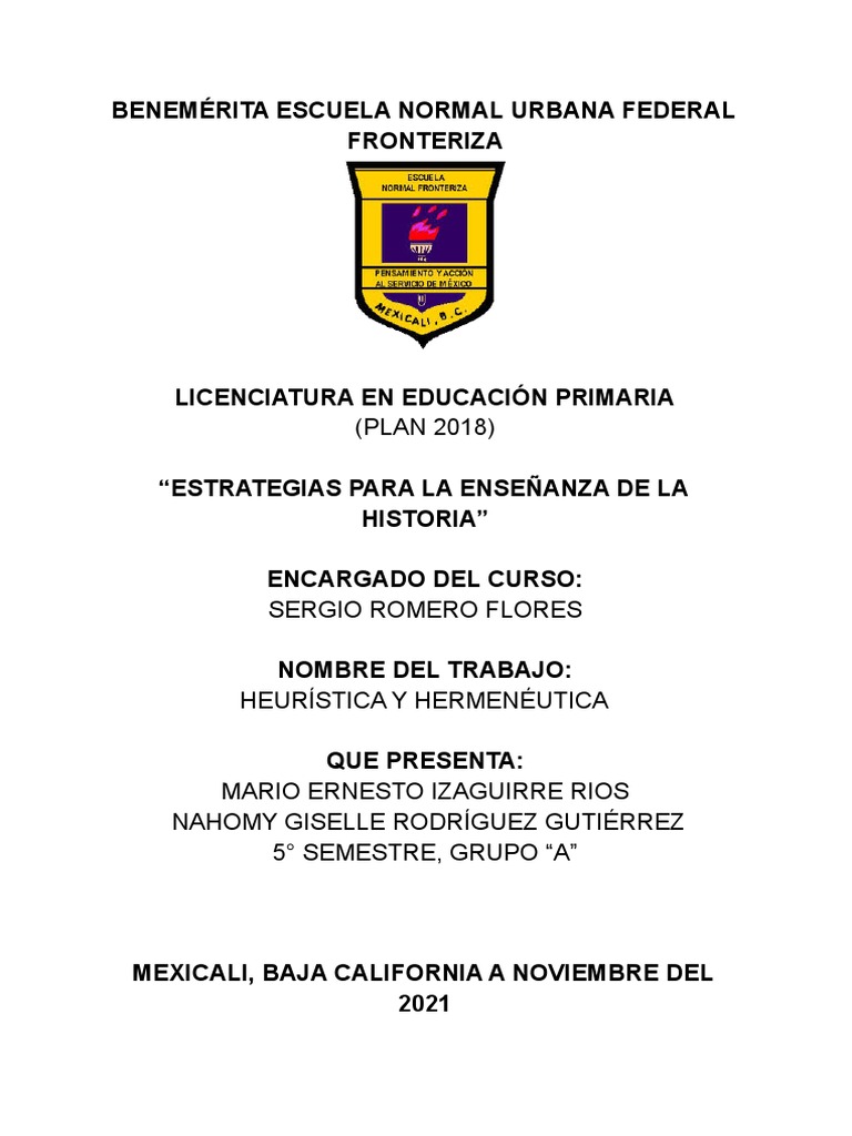 Tarea#9 | PDF | Heurístico | Hermenéutica