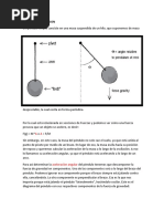 Péndulo Simple. Fórmulas, Leyes, Aplicaciones y Ejercicios | PDF | Péndulo | Fuerza