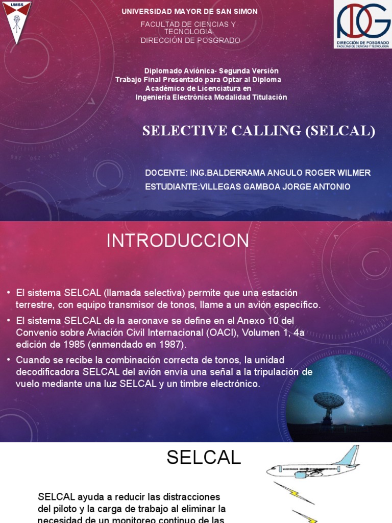 SELECTIVE CALLING (SELCAL).pptx | PDF | Control de tráfico aéreo ...