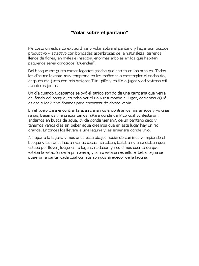 Volar Sobre El Pantano | PDF