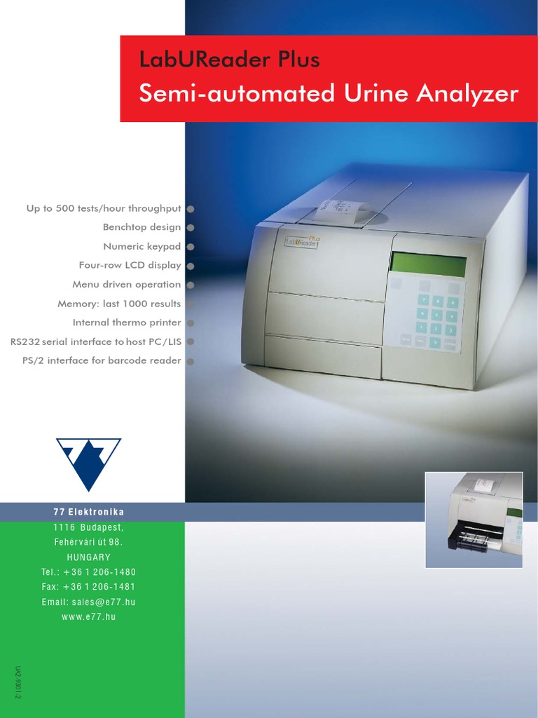 LabUReader Leaflet UA2-9301-2 PDF | PDF | Technology & Engineering