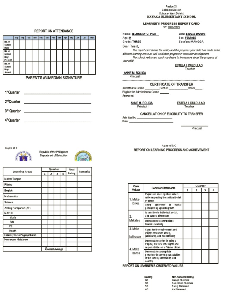 SF9 Card | PDF | Psychology | Cognition