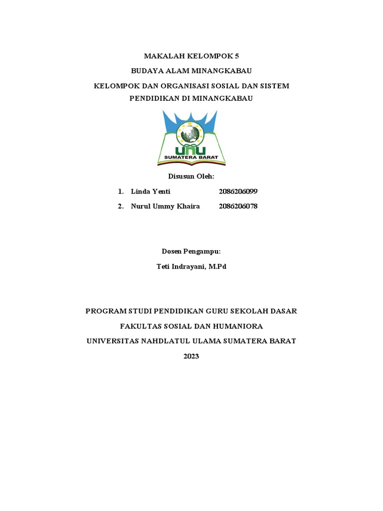 Makalah Kelompok 5 | PDF