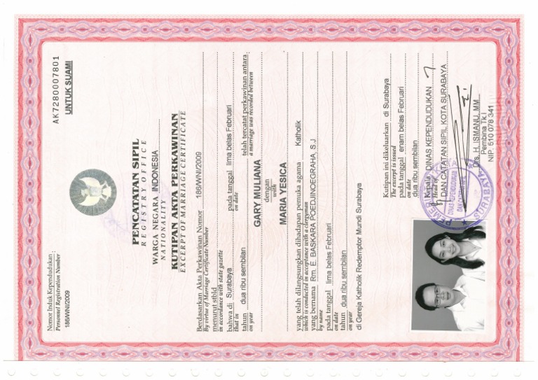 Akte Nikah PDF | PDF