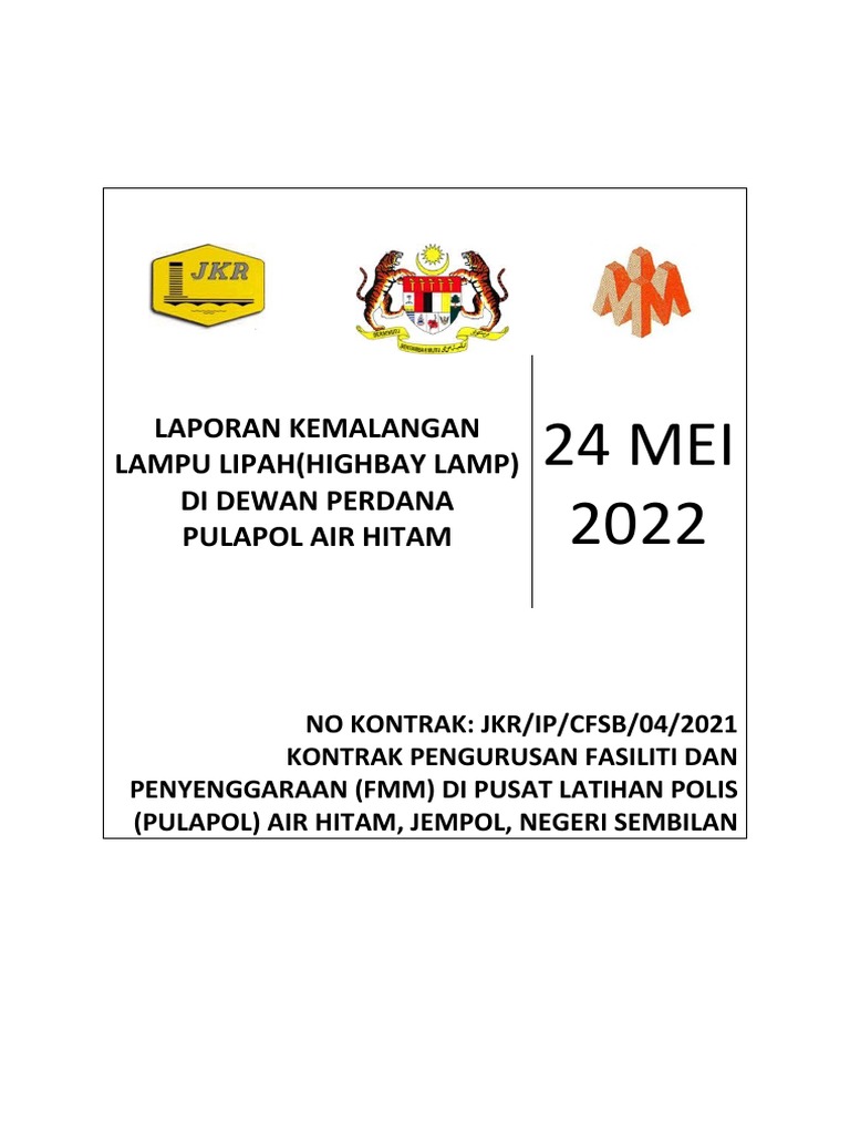 Laporan Kemalangan Dewan Lampu | PDF