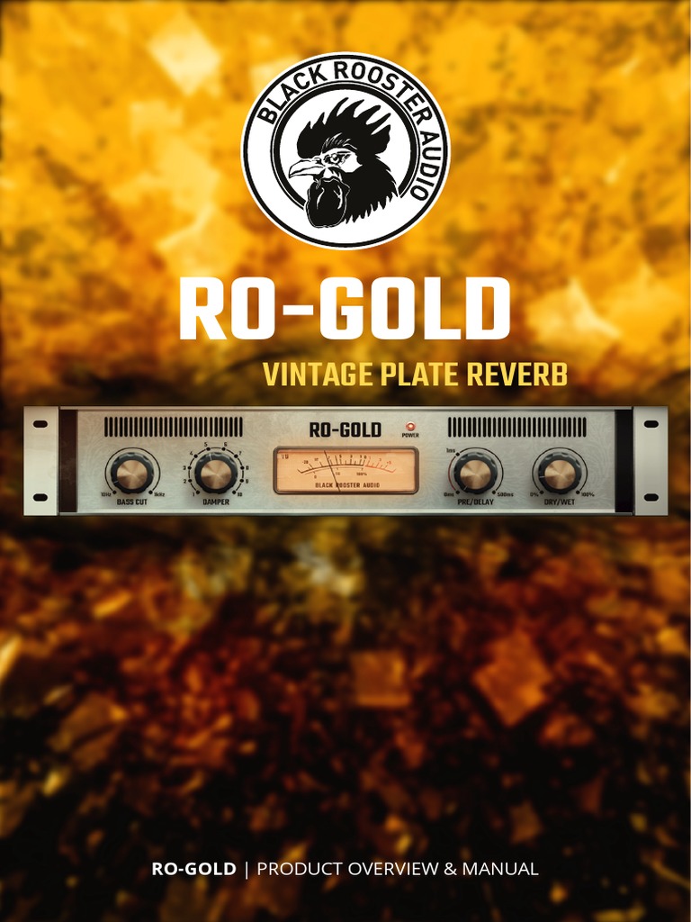 RO-GOLD Vintage Plate Reverb Overview | PDF | Home & Garden