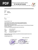 Contoh Surat Undangan Rapat RT Sederhana | PDF