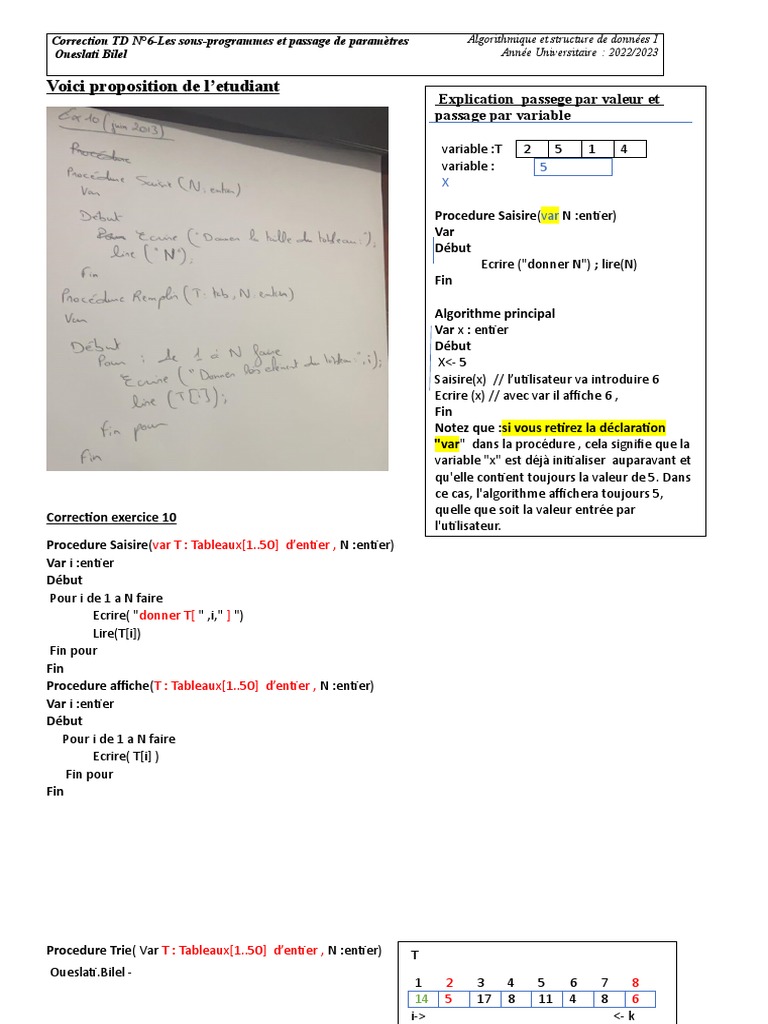 Correction Exercice 10 | PDF