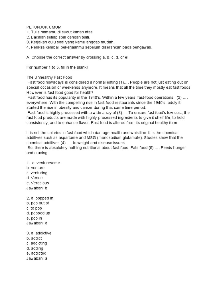 Soal Ujian Akhir Semester - LTA C - Group 8 | PDF