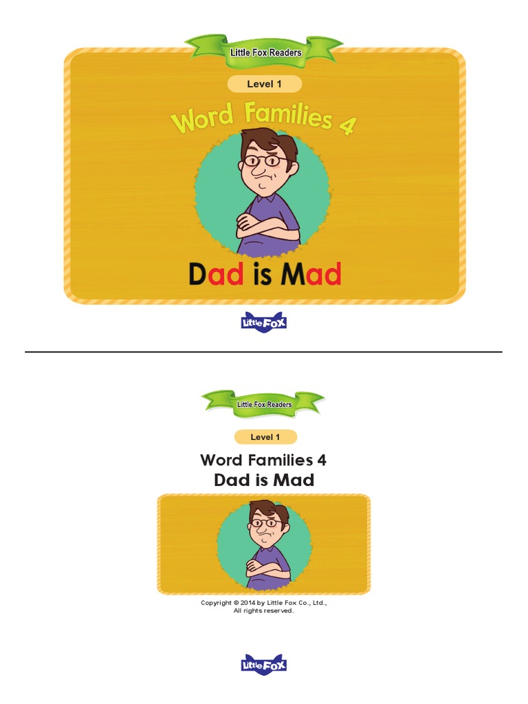 004. Word Families 4 - Dad is Mad.pdf | PDF
