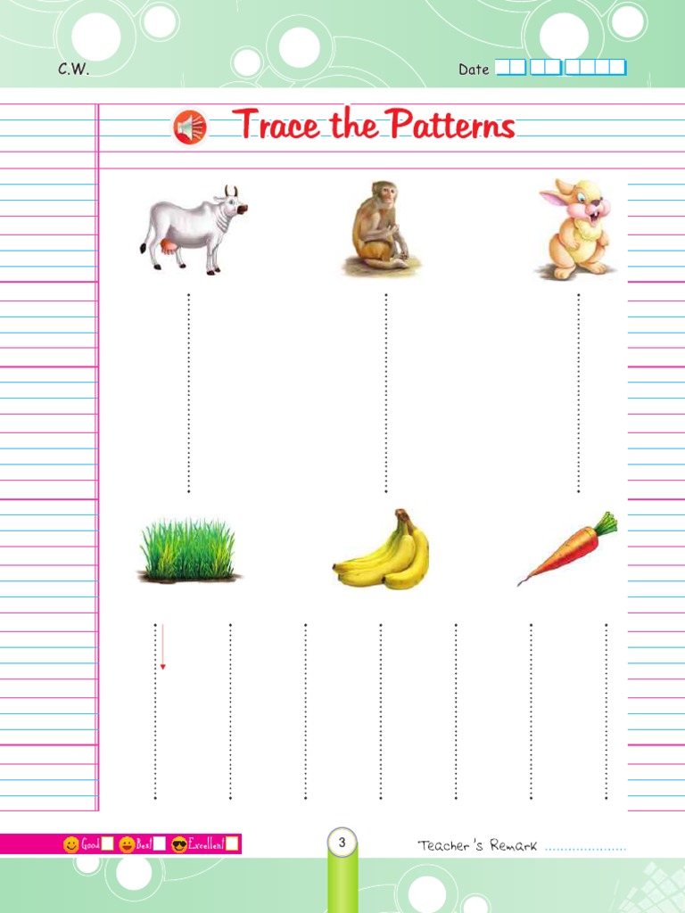 Nur Pattern Writing 3-8 PDF | PDF