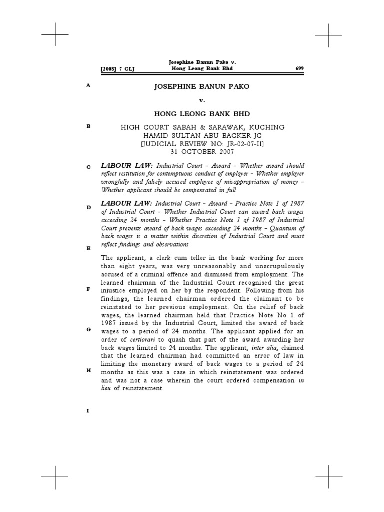 4 JOSEPHINE BANUN CLJ_2008_7_699_ | PDF