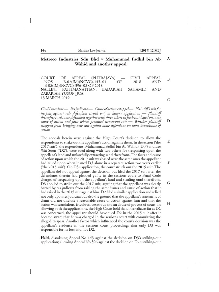 Legal Dispute on Res Judicata | PDF | Lawsuit | Res Judicata