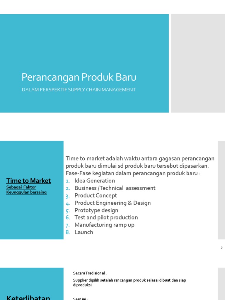 02.perancangan Produk Baru | PDF