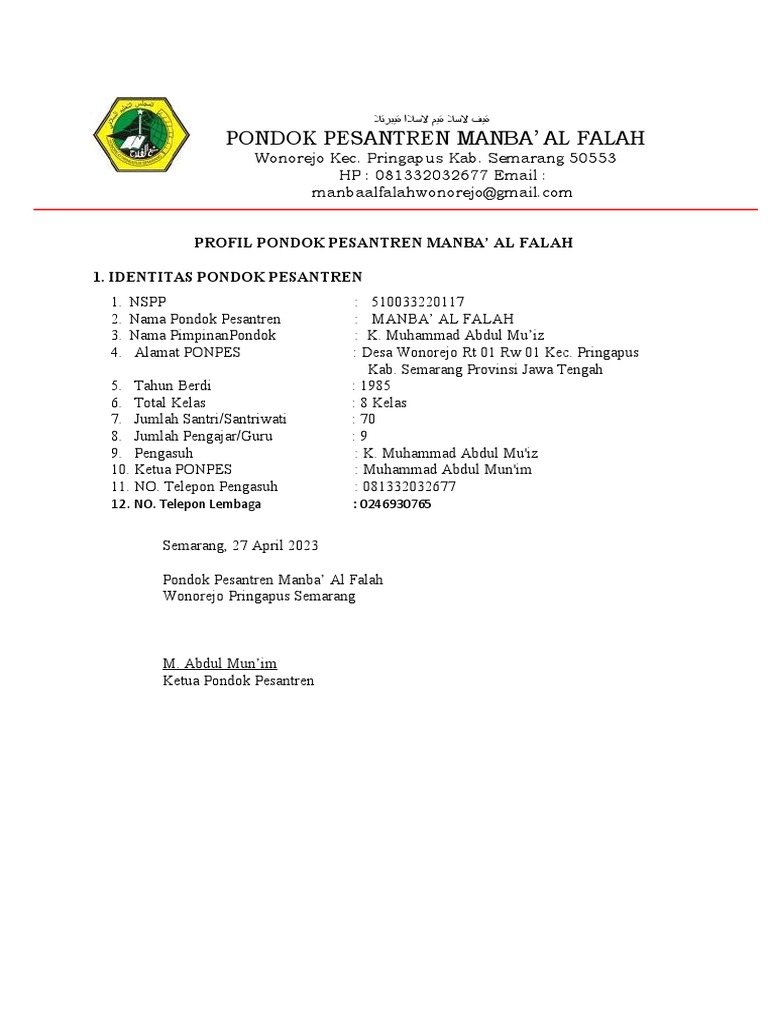 Profil PPMF | PDF