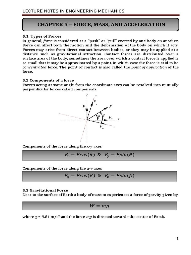 Engineering Mechanics Essentials | PDF
