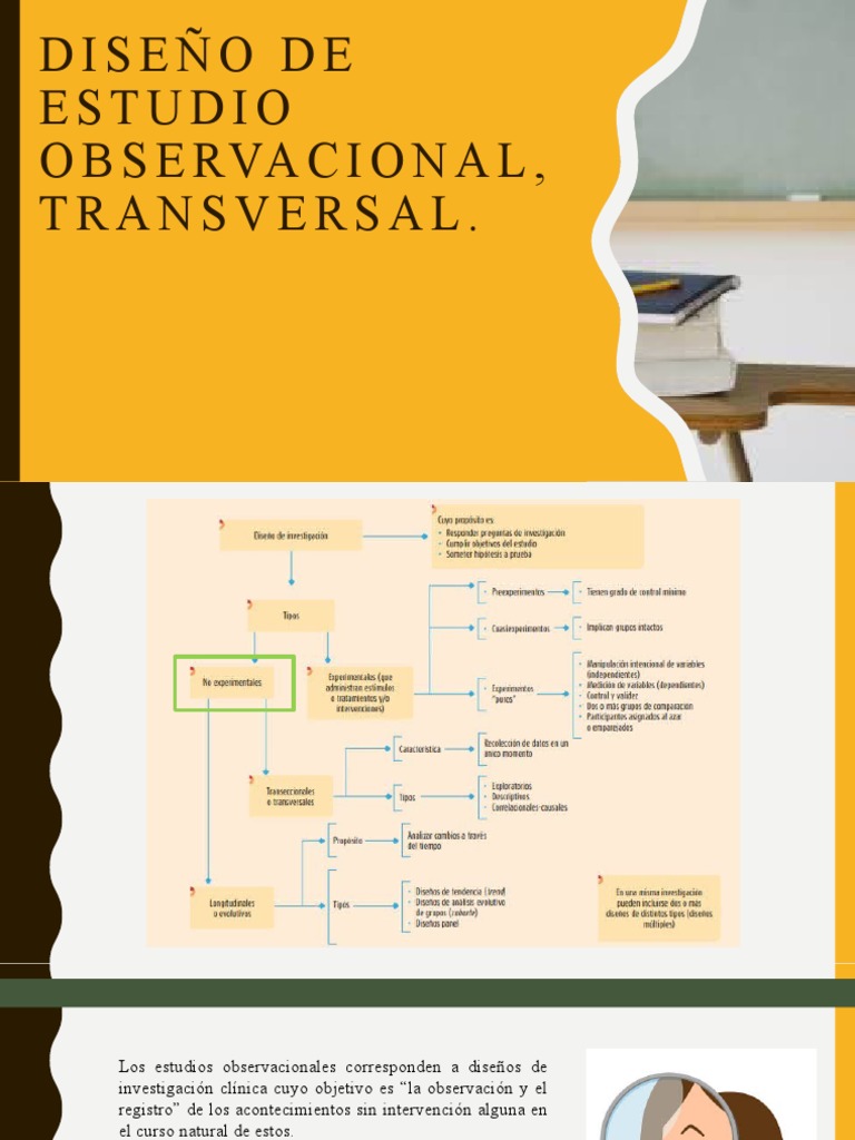 Diseño de estudio observacional, transversal final.pptx | PDF