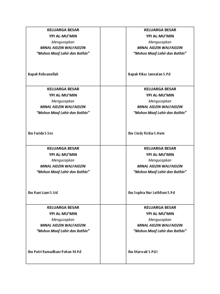 Sticker Bukber | PDF