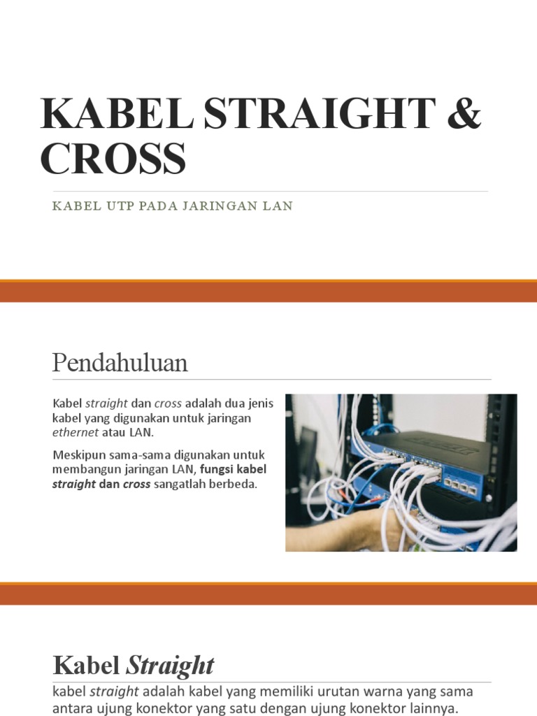 Perbedaan Kabel Straight dan Cross | PDF | Komputer