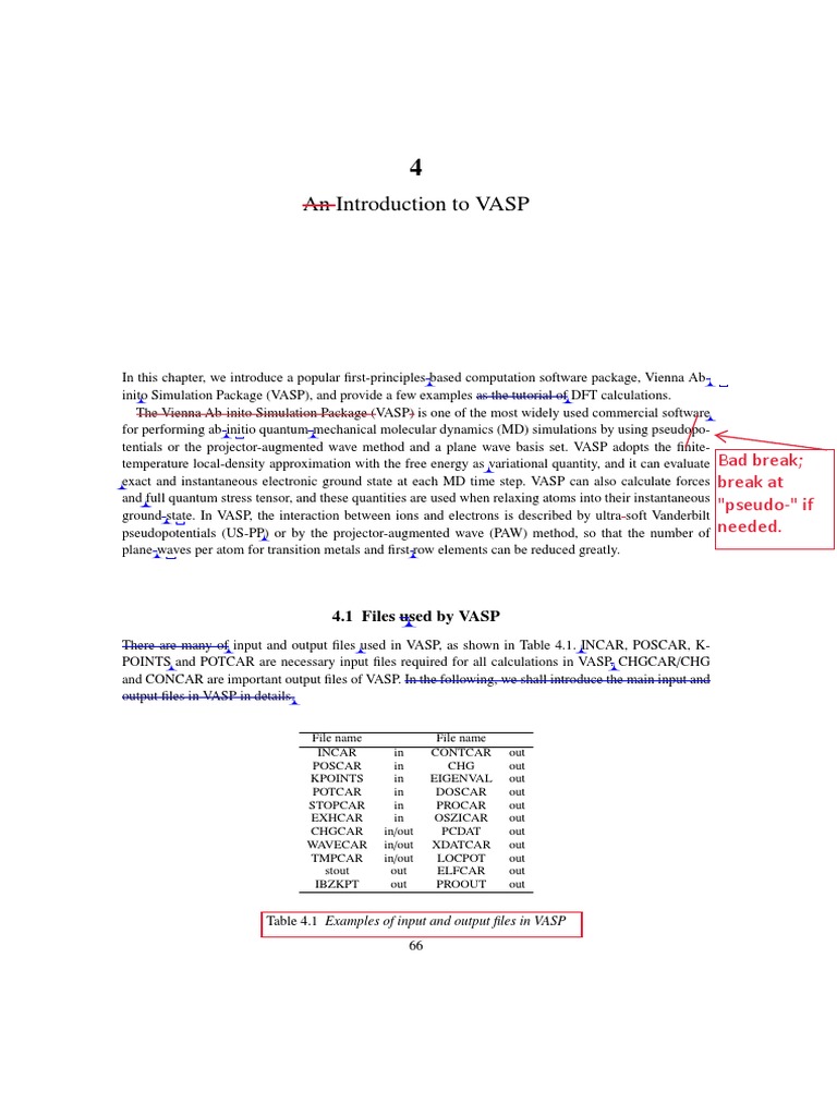 Introduction to VASP Software | PDF | Electronic Band Structure | Ionic Bonding