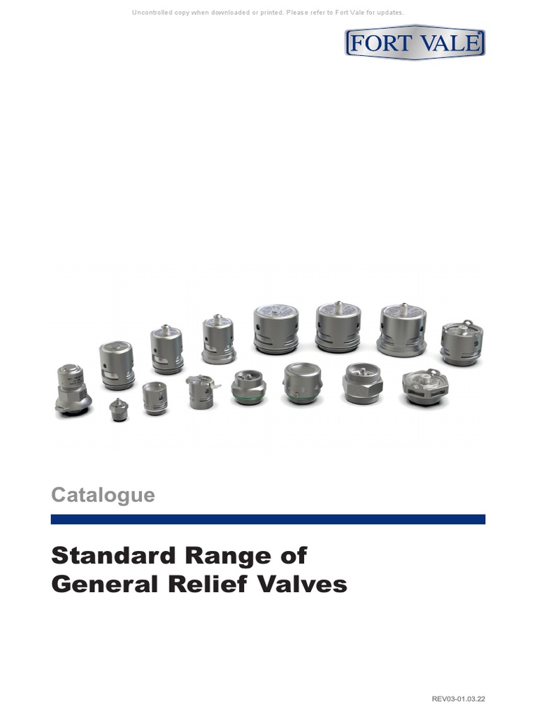 Fort Vale reliefvalve catalogue.pdf | PDF