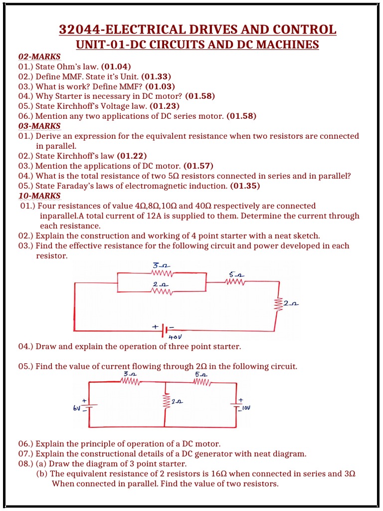 Understanding DC Circuits, DC Machines, AC Circuits and AC Machines through a Comprehensive ...