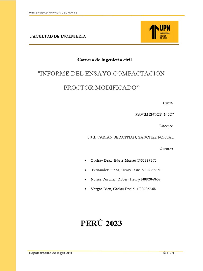 Proctor Modificado | PDF