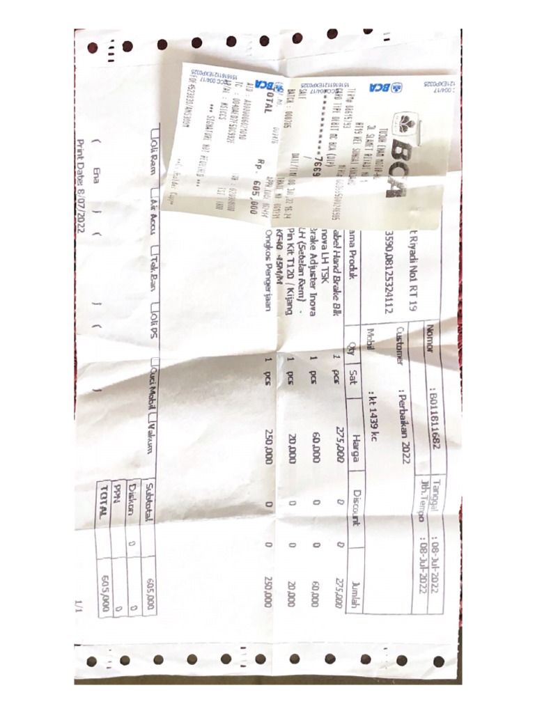 Nota Mobil PDF | PDF