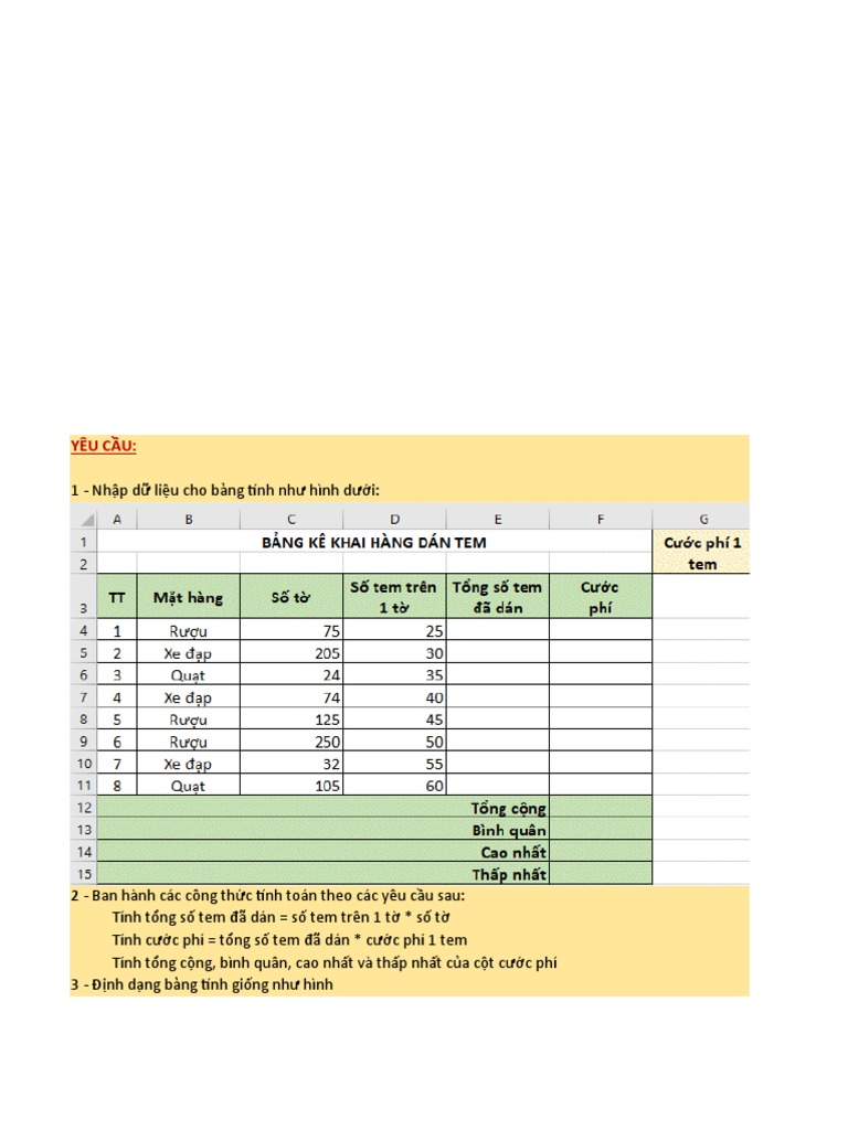 IU4 Excel Buoi7 | PDF