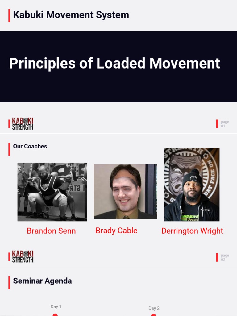 KMS - Principles of Loaded Movement Course Notes PDF | Download Free ...