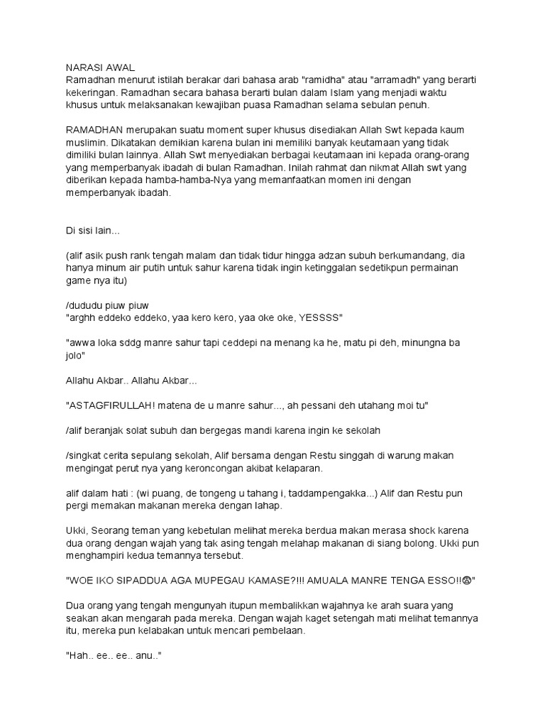 Naskah Video Dokumenter | PDF