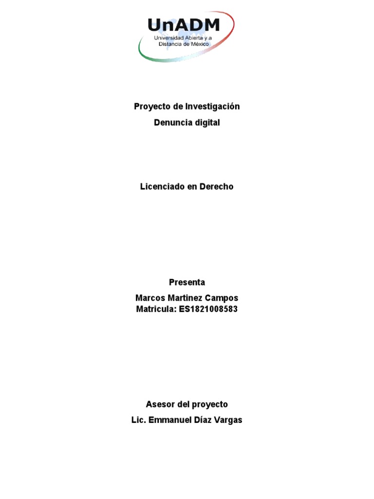 Proyecto Terminal | PDF