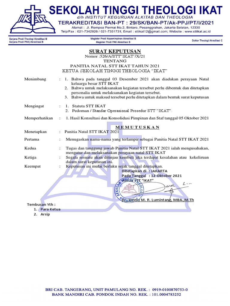 SK Panitia Natal | PDF