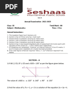 CBSE Class 9 Math Sample Paper Set 2 | PDF