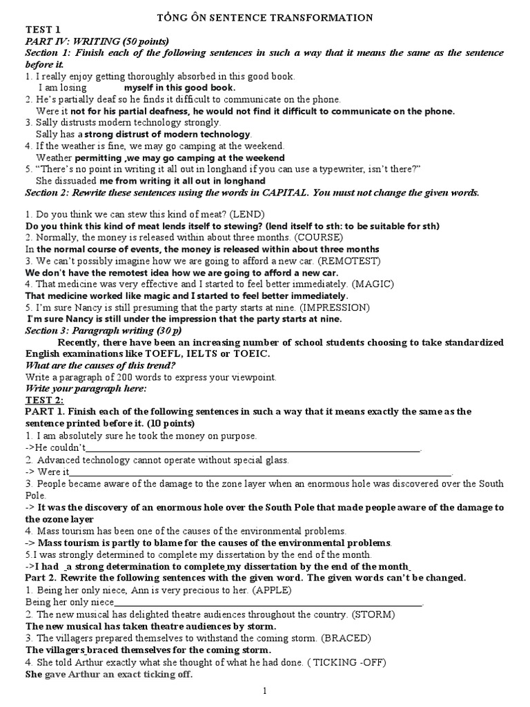 Rewrite Advanced | PDF