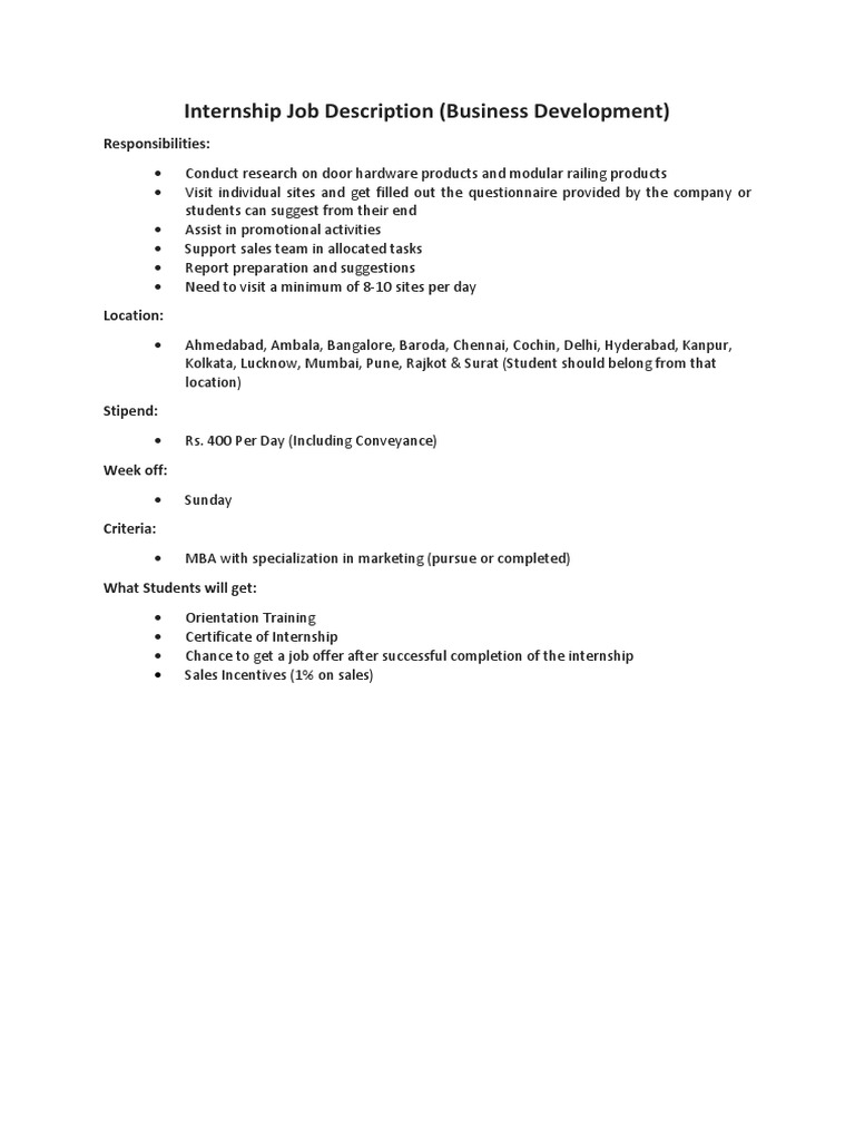 KICH Internship JD PDF | PDF KICH Internship JD PDF | PDF