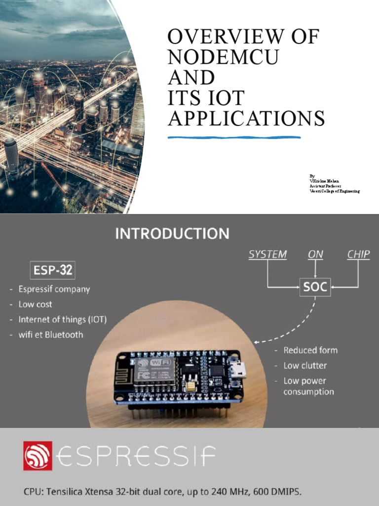 Esp 32 PPT - Cbit | PDF
