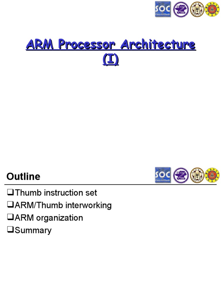 ARM Thumb Instruction Set Guide | PDF